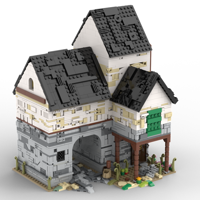 MOC-66732 Medieval Customs House – godbricks