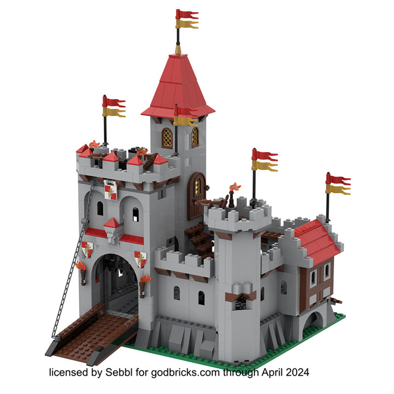 3 in 1 Medieval Lion Knight Castle – godbricks