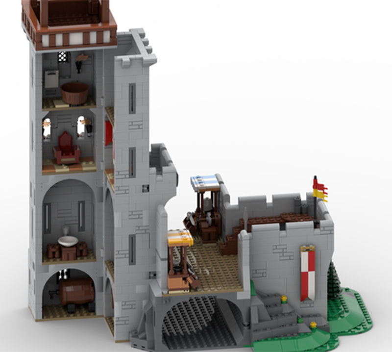 MOC-138457 Lion Knights Castle Keep Expansion – godbricks