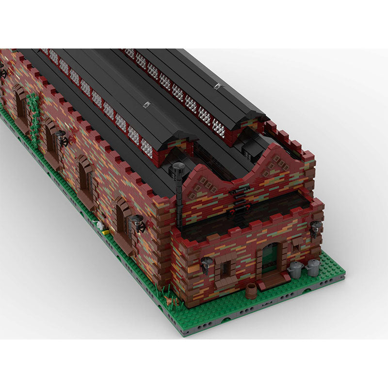 MOC-75755 Two-bay Train Power Station Engine Shed – godbricks